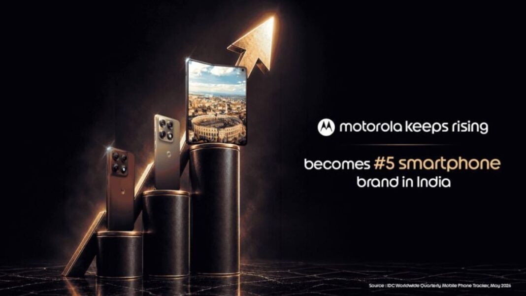 Motorola Enters India’s Top 5 Smartphone Brands as Market Share Reaches ...