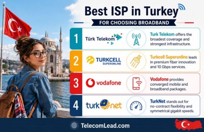 Best ISPs in Turkey 2026: Turk Telekom, Turkcell Superonline, Vodafone ...
